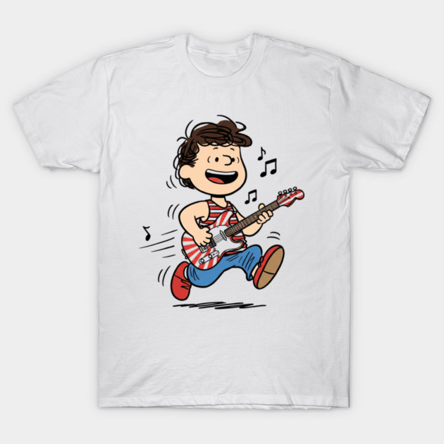 Eddie Van Halen and Charlie Brown Inspired - Charles Schulz - Eddie Van ...