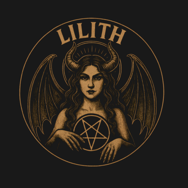 Lilith Sigil Logo | Dark Feminine Occult Symbol Satanic Witch Art ...