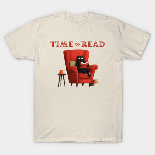 Time to read - Time To Read Books - T-Shirt | TeePublic