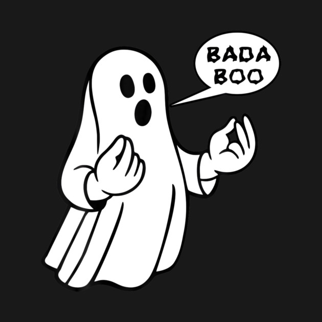 Bada Boo Italian Ghost Halloween - Funny Halloween Ghost - T-Shirt ...