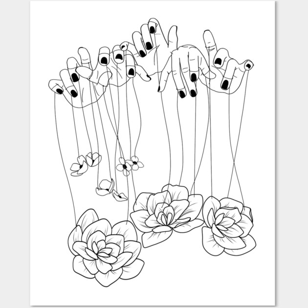 puppet master hands drawing