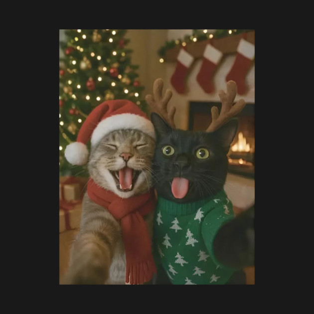 Meowy Christmas, Christmas Cat, Cat Lady - Meowy Christmas Sweater - T ...