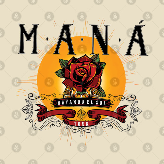 Maná Band Latin Rock Music Tour 2025 - Mana - T-Shirt | TeePublic