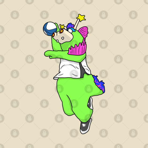 Stuff the Magic Dragon Orlando Magic Mascot Dunk!! - Stuff - T-Shirt ...