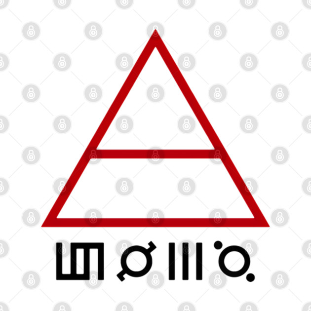 Thirty Seconds To Mars Red Triad Iconic Symbol Echelon Power - Thirty ...