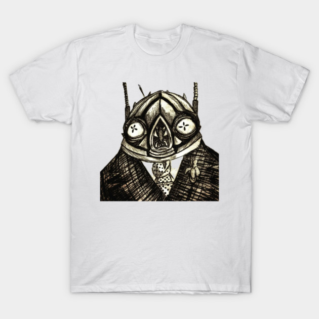 Bug Man - Drawing - T-Shirt | TeePublic