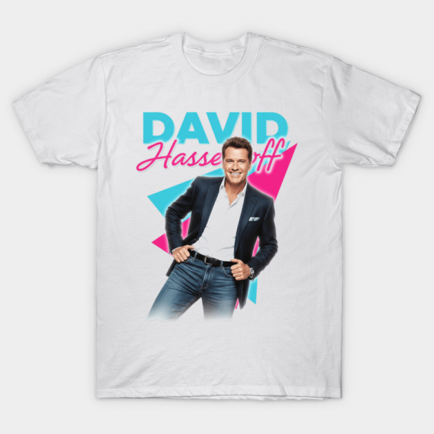 David Hasselhoff 90s Styled Retro Graphic Design - 90 S - T-Shirt ...