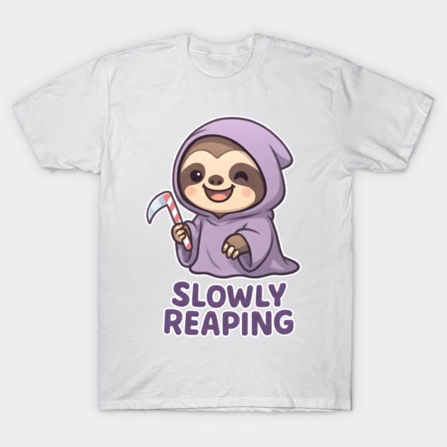 Sloth Grim Candy Reaper - Sloth Reaper - T-Shirt | TeePublic