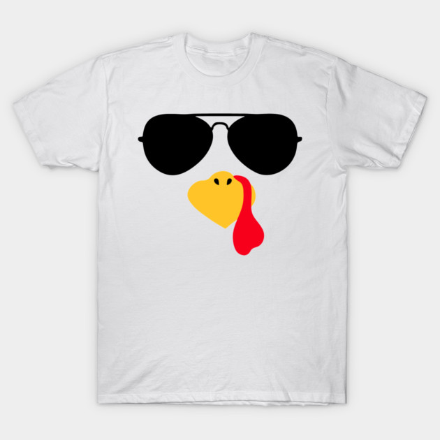 Turkey Face - Thanksgiving Turkey - T-Shirt | TeePublic