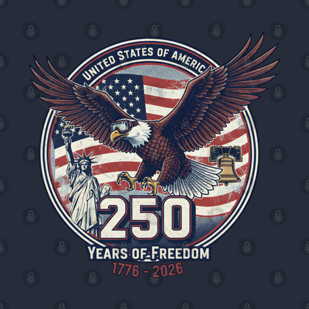 USA 250th Anniversary Independence Day 2026 - Independence Day - T ...