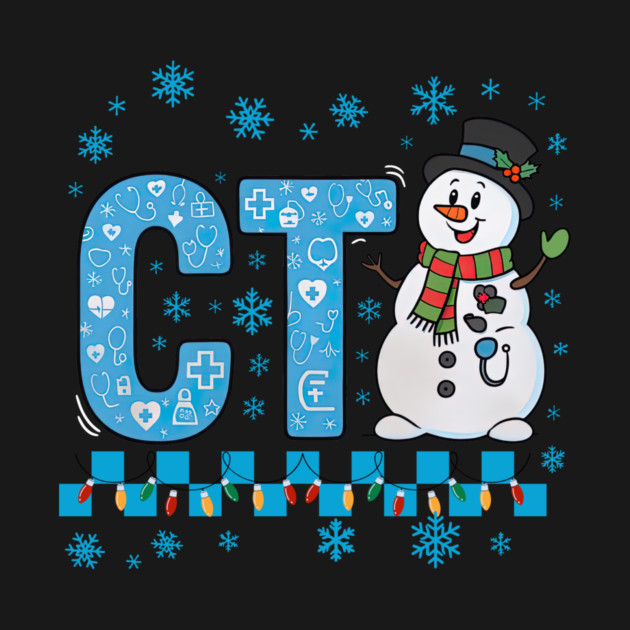 Christmas CT Scan Snowman CAT Scan Tech Radiology Department ...