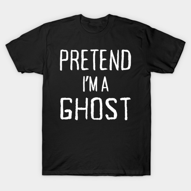 Lazy Ghost Halloween Last Minute Easy Instant - Lazy Ghost Costume - T ...