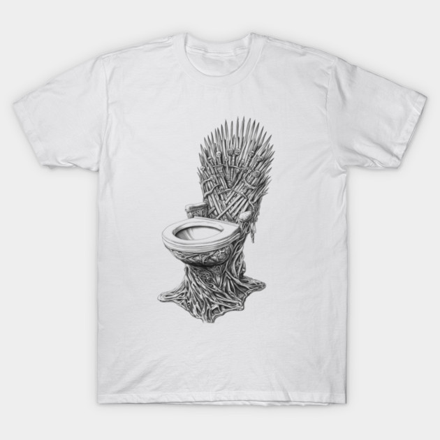 Game of Thrones Toilet – The Real Iron Throne - Game Of Thrones Stark - T-Shirt | TeePublic
