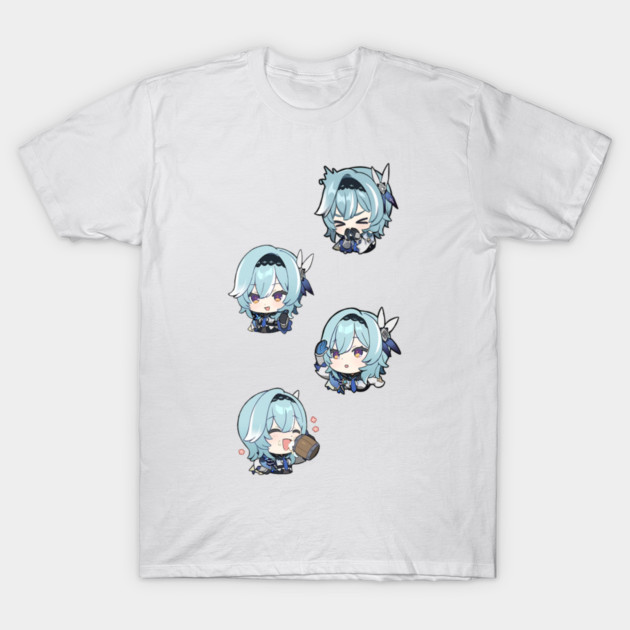 Eula Chibi Genshin Impact - Eula Chibi Genshin Impact - T-Shirt | TeePublic