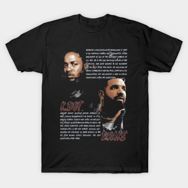 Kendrick Lamar Vs. Drake - Kendrick Lamar - T-Shirt | TeePublic