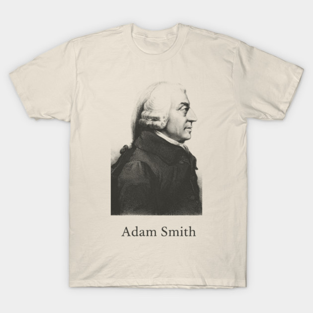 Adam Smith Portrait - Adam Smith - T-Shirt | TeePublic