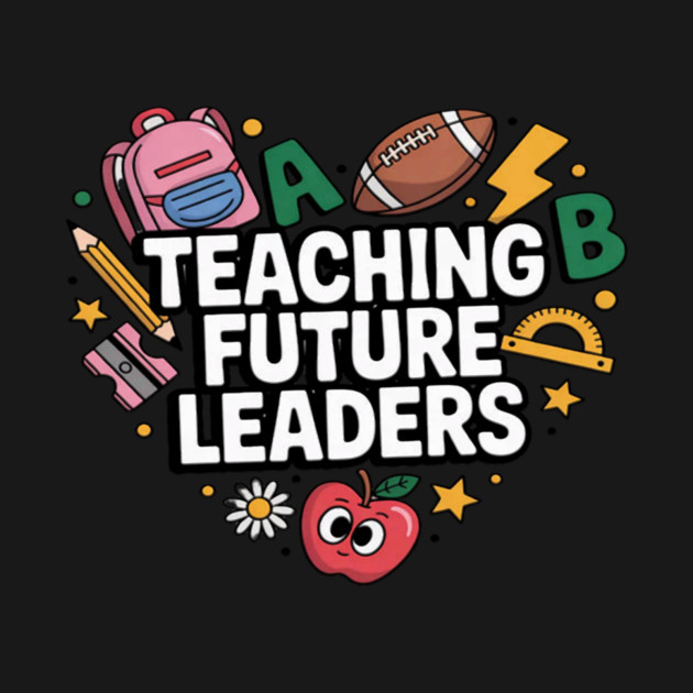 Teaching Future Leaders Cute Heart Teacher Back To School - Teacher - T ...