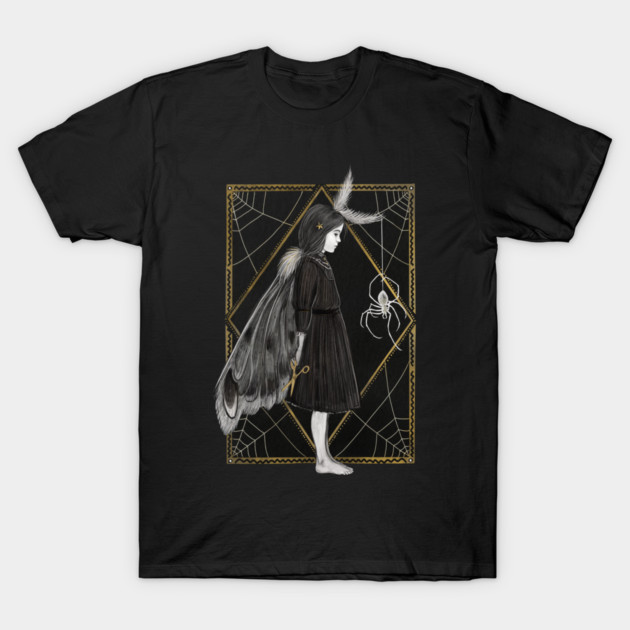 Moth and Spider - Gothic - T-Shirt | TeePublic