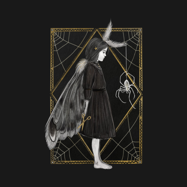 Moth and Spider - Gothic - T-Shirt | TeePublic