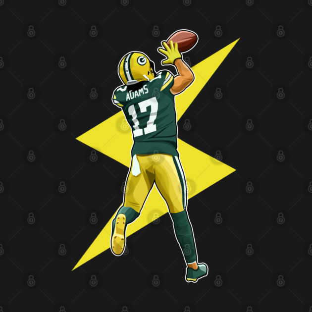 Davante Adams #17 American Football Lighting - Davante Adams - T-Shirt ...