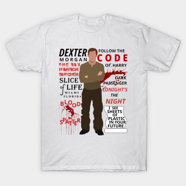 Dexter [black/red] - Dexter - T-Shirt | TeePublic