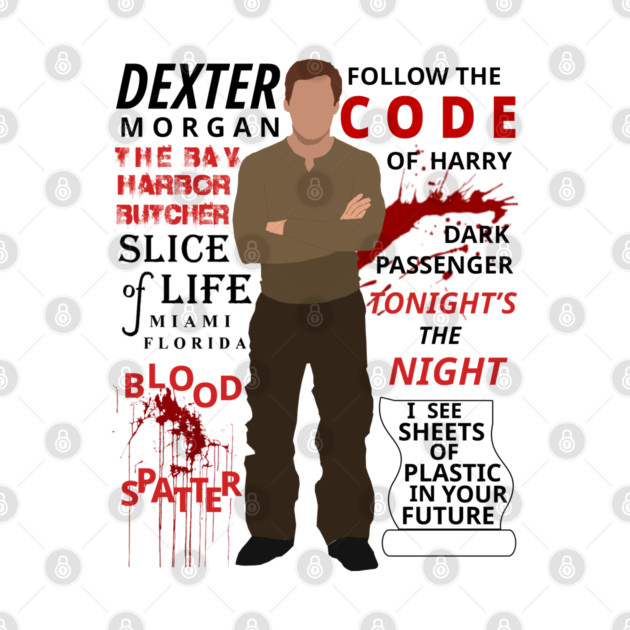 Dexter [black/red] - Dexter - T-Shirt | TeePublic
