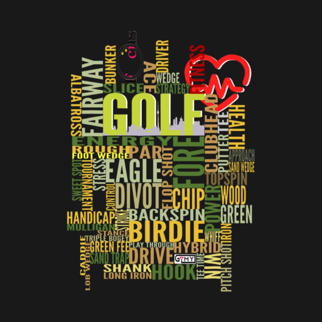 Cute Golf Addict Golf Lover Golf Words - Golf - T-Shirt | TeePublic