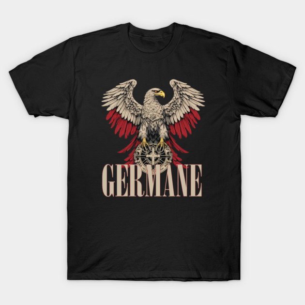 Eagle German Crest Animal Germane - American Eagle - T-Shirt | TeePublic
