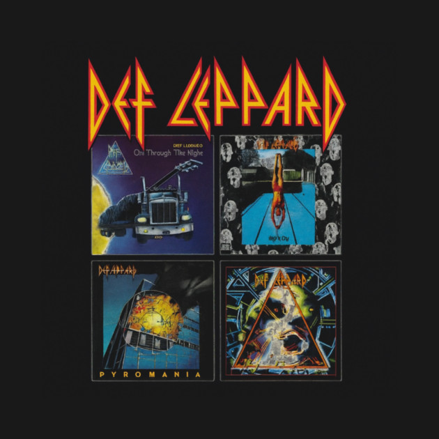 def leppard - Def Leppard - T-Shirt | TeePublic