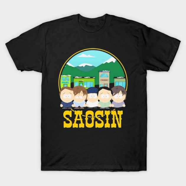Saosin – Cartoon Style Emo Rock Design - Rock Bands - T-Shirt | TeePublic