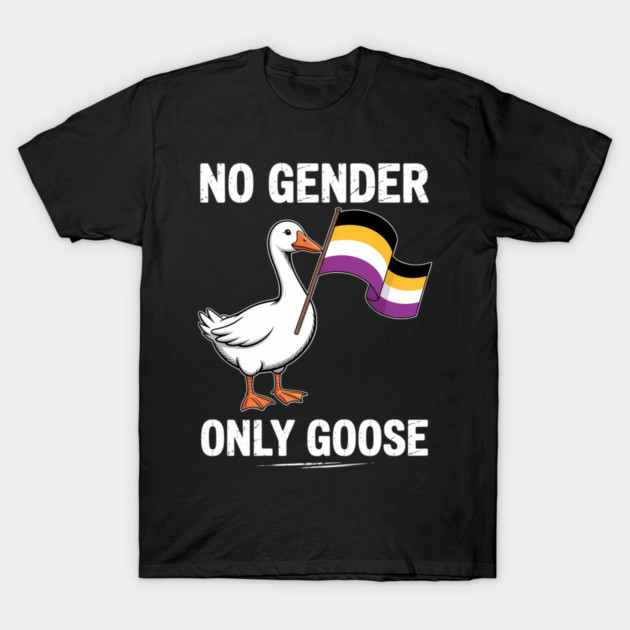 Nobinary No Gender Only Goose Enby Pride Flag LGBT Women Men - Nobinary ...