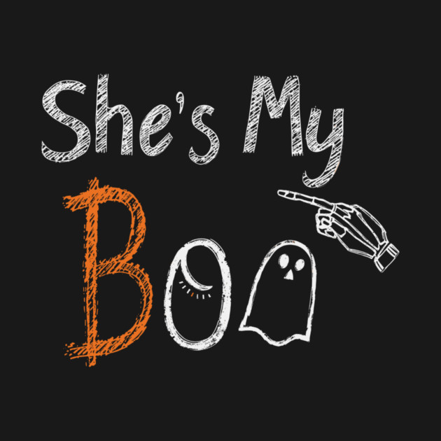 She’s My Boo Skeleton Couples Matching Couple Halloween - Shes My Boo ...