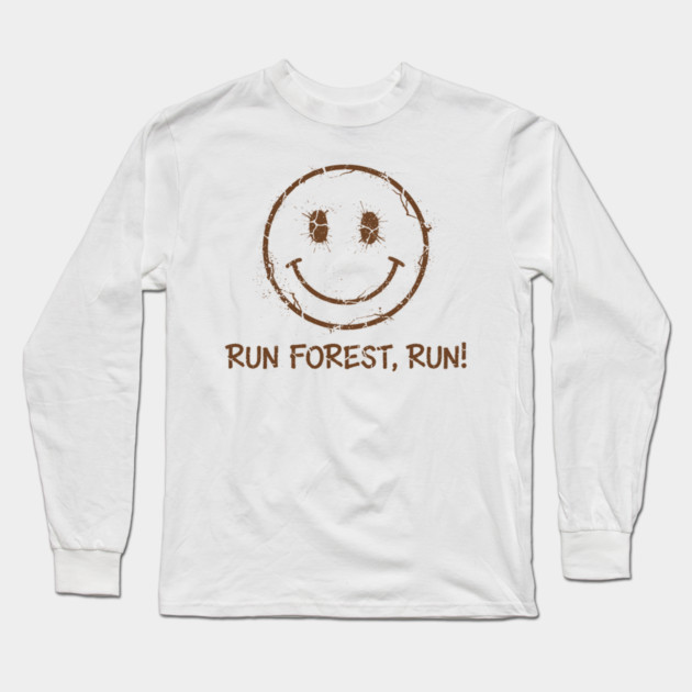 Run Forrest Gump Smile - Forrest Gump - Long Sleeve T-Shirt | TeePublic