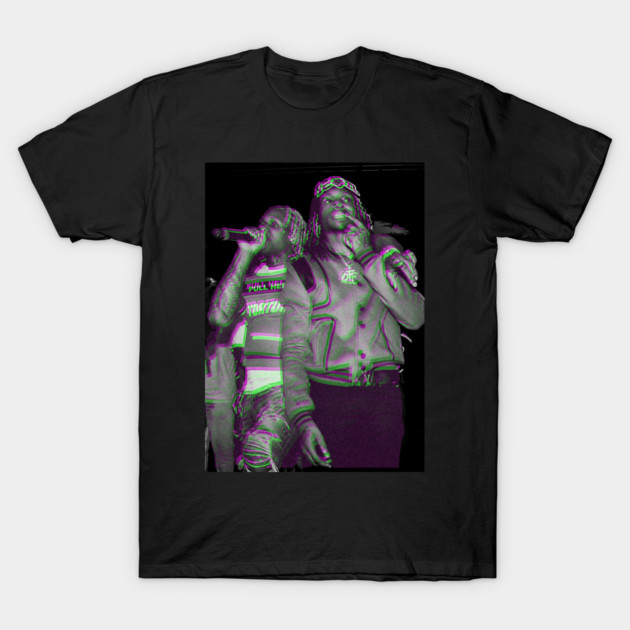 king von - lil durk shadow style - King Von - T-Shirt | TeePublic