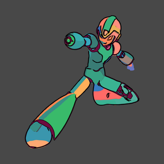 Mega Man Original Art Tee - Megaman - T-Shirt | TeePublic
