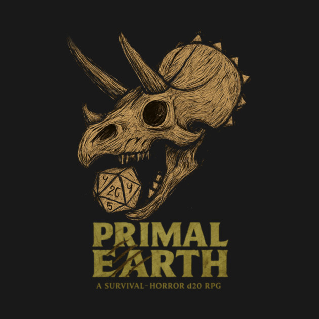 Primal Earth Logo - Ttrpg - T-Shirt | TeePublic