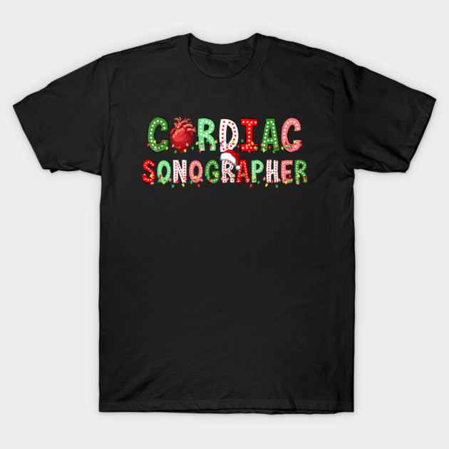 Cardiac Sonographer Christmas Lights Echocardiogram Cvicu - Cardiac ...