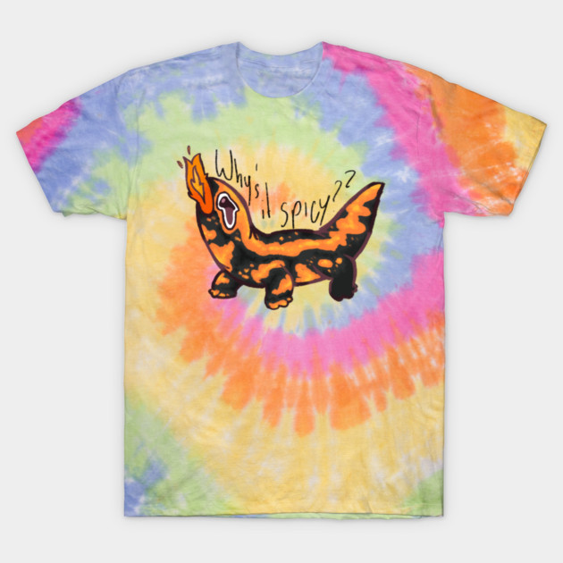 Why is it spicy lizard - Lizard Meme - T-Shirt | TeePublic