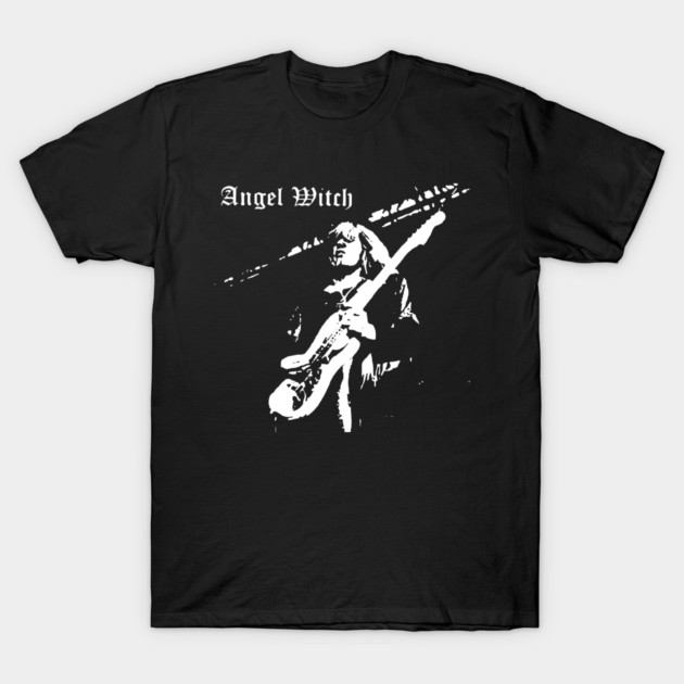Sinister History in White - Angel Witch - T-Shirt | TeePublic