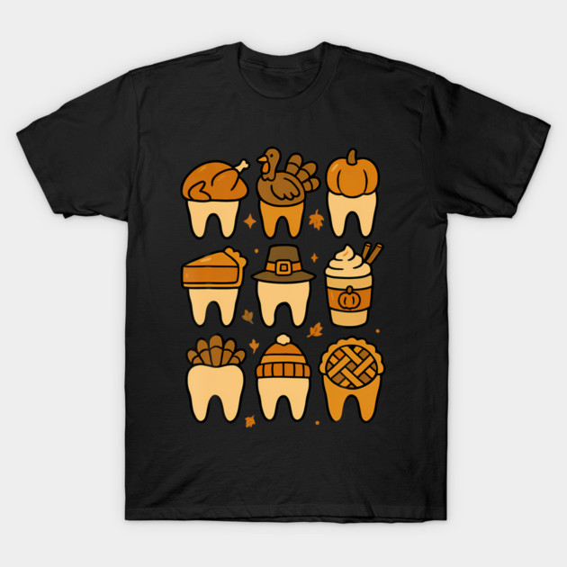 Thanksgiving Dental Shirt For Dentists Fall Dental Squad - Thanksgiving ...