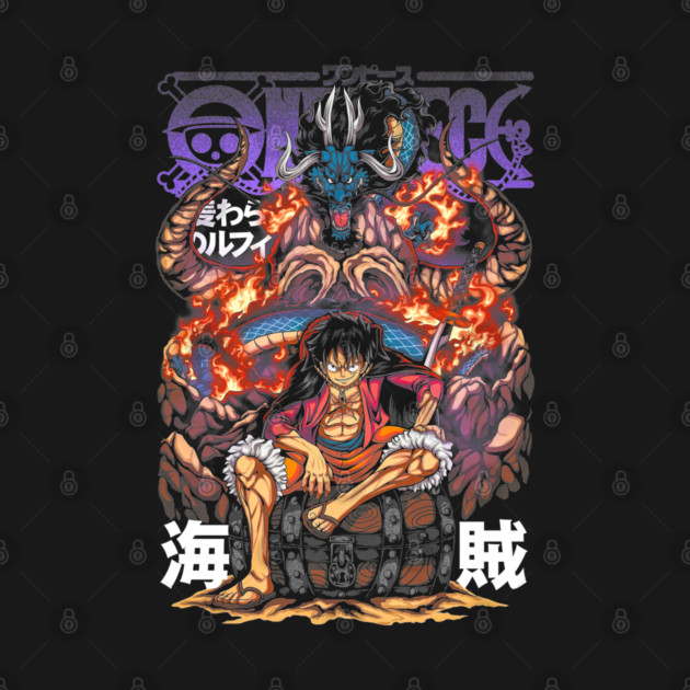 One piece | monkey d Luffy as a king - Onepiece - T-Shirt | TeePublic