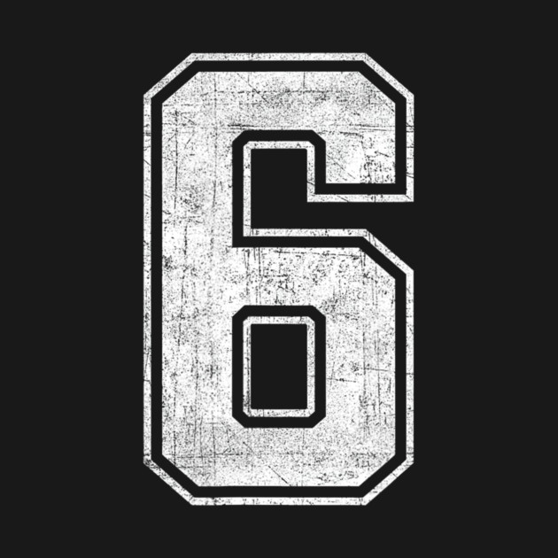 6 Number Six Halloween - Funny Number Six - T-Shirt | TeePublic