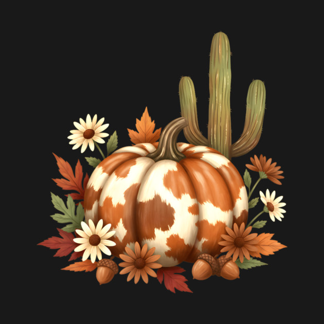 Howdy Fall Pumpkin Cow Cow Halloween - Howdy Fall - T-Shirt | TeePublic