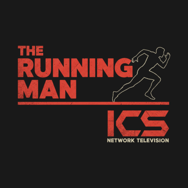 THE RUNNING MAN - ICS Network Television logo - The Running Man - T ...