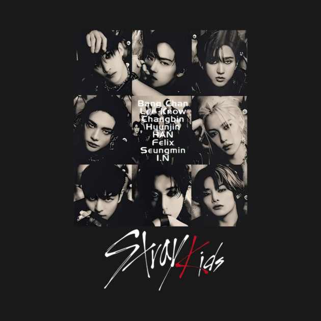 Stray K-Pop Korean Pop Band Story Face - K Pop Band - T-Shirt | TeePublic