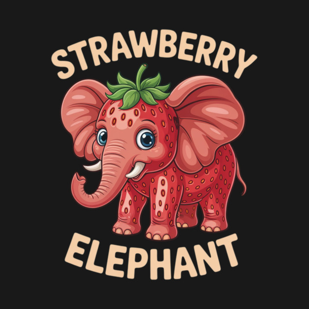 Funny Italian Brainrot Strawberry Elephant - Funny Italian Brainrot - T ...