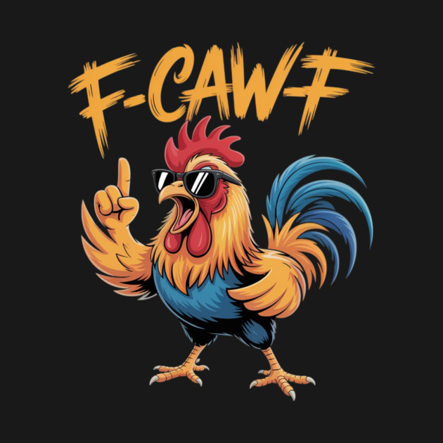 F Caw F Rooster Funny Bird Fcawf Chicken Whisperer Fawk Off - F Caw F ...
