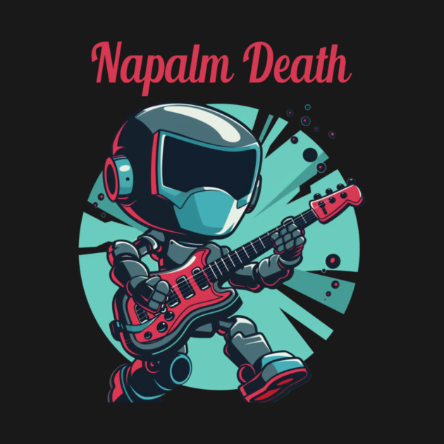 NAPALM DEATH BAND FAN ART - Napalm Death Band Fan Art - T-Shirt | TeePublic