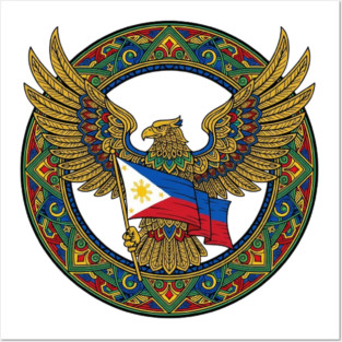 philippine eagle drawing poster