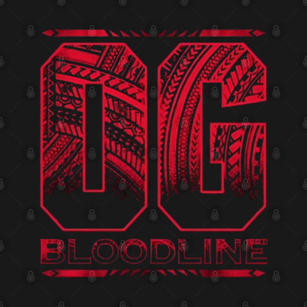 Bloodline OG Tribal Power Shirt - Roman Reigns - T-Shirt | TeePublic